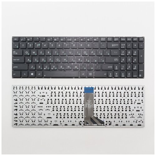 Клавиатура для ноутбука Asus X551CA плоский Enter (шлейф 10 см)