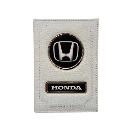 Обложка для автодокументов Honda 1-6-419, белый