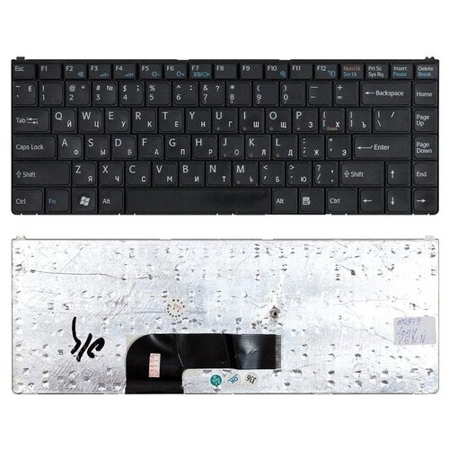 Клавиатура для ноутбука Sony Vaio VGN-N150P черная