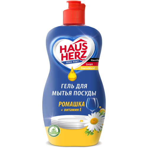 Средство для мытья посуды Haus Herz Ромашка + Витамин Е 450 мл