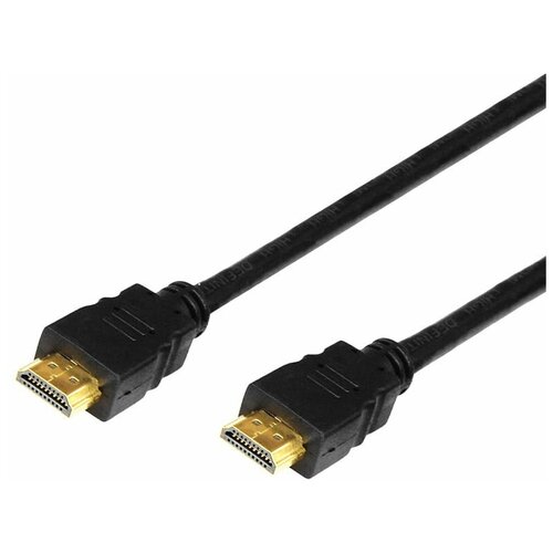 Шнур Hdmi - Hdmi с фильтрами, длина 2 метра (Gold) (PVC пакет) Rexant, 1шт