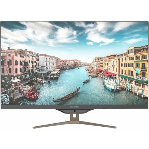 Моноблок SunWind Ultra AiO 27i 27" Full HD i7 10610U (1.8) 16Gb SSD1Tb UHDG Windows 11 Professional GbitEth WiFi BT 90W клавиатура мышь Cam черный 1920x1080