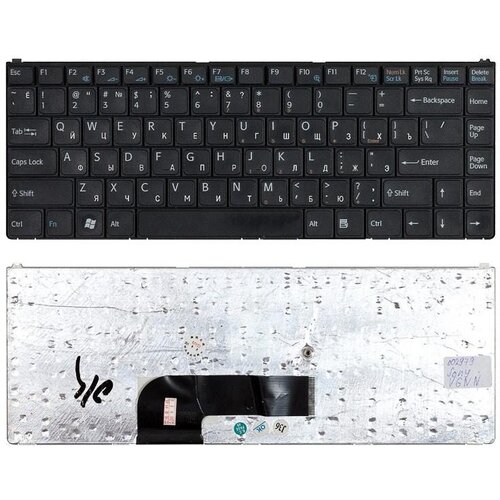 Клавиатура для ноутбука Sony Vaio VGN-N250N черная