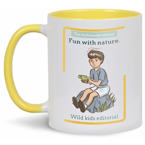 Кружка Каждому Своё "Дети/Kids/Fun with Wild kids editorial" 330 мл