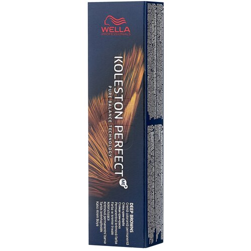 Wella Professionals Koleston Perfect Me+ Deep Browns Краска для волос, 7/71 Янтарная куница, 60 мл