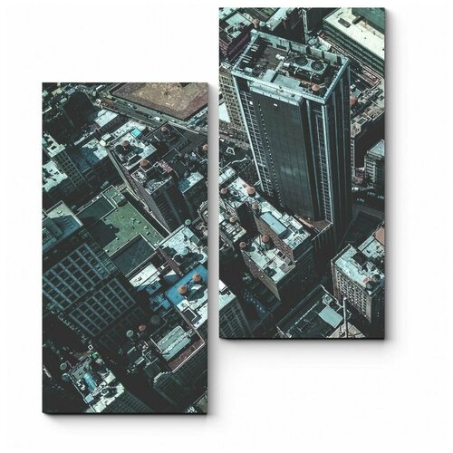 Модульная картина Пролетая над Нью-Йорком40x50