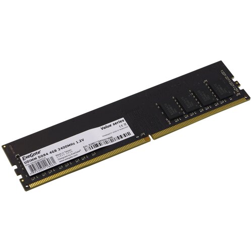 Оперативная память ExeGate Value 4 ГБ DDR4 2400 МГц DIMM CL17 EX283084RUS