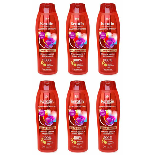 Iris Шампунь-Эксперт KERATIN PROGRAM COLOR PROTECT, 400мл,6 шт