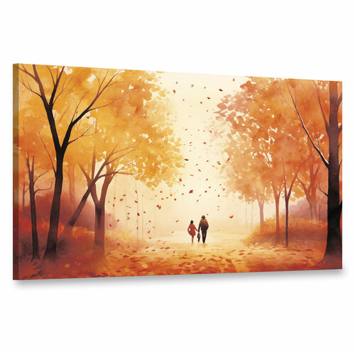 Интерьерная картина 100х60 "Осенний вальс"