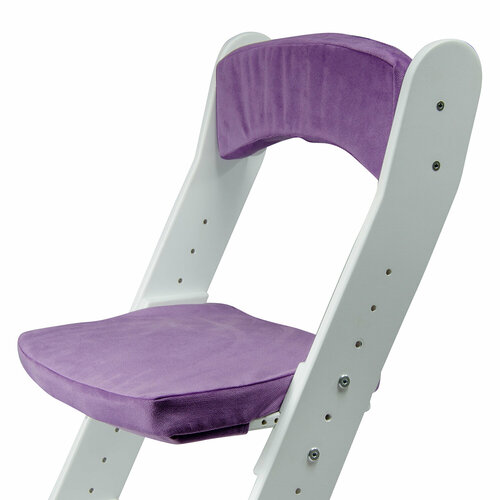 Подушки для растущего стула из высококачественного велюра фиолетовые