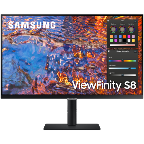 27" Монитор Samsung S27B800PXI, 3840x2160, 60 Гц, IPS, черный