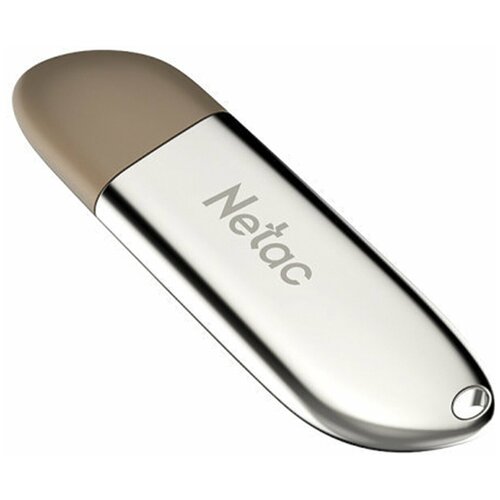 Флеш-диск 16 GB NETAC U352, USB 2.0, металлический корпус, серебристый, NT03U352N-016G-20PN В комплекте: 1шт.