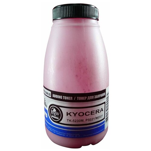 Тонер для Kyocera TK-5230M, EcoSys P5021/M5521 Magenta (фл. 35г) 2.2K Black&White Premium