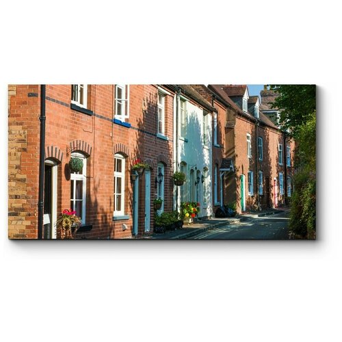 Модульная картина Тихая улочка Бриджнорта, Англия100x50