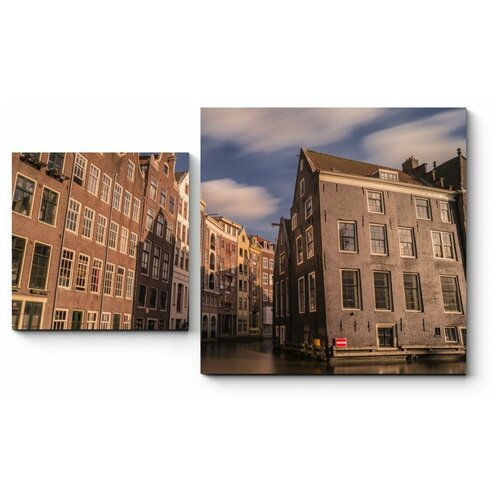 Модульная картина Прекрасный Амстердам 90x54