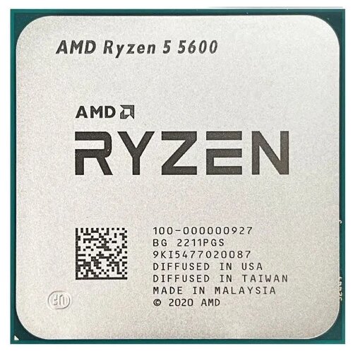 Процессор AMD Ryzen 5 5600 AM4,  6 x 3500 МГц, OEM