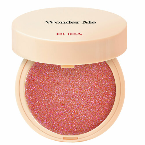 PUPA Румяна для лица компактные сверкающие WONDER ME BLUSH