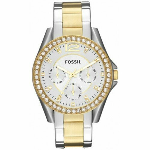 Наручные часы FOSSIL, золотой, серебряный