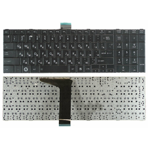 Клавиатура для ноутбука Toshiba Satellite C75-A-14X черная