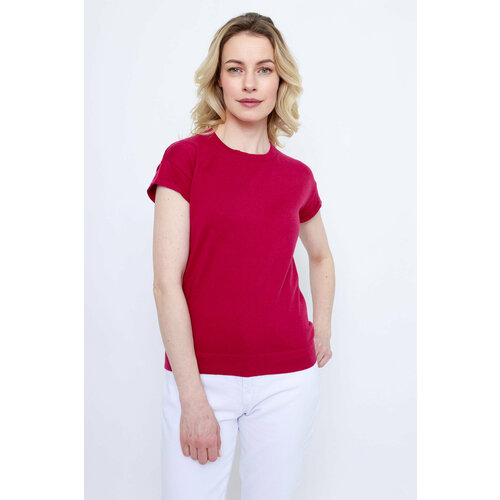 Джемпер KHAN Cashmere, размер 42-44, фуксия