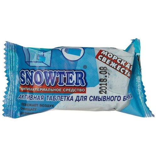 Гигиенические таблетки для бачка унитаза Snowter "Морская свежесть", 50г (4602083001149), 24 уп.