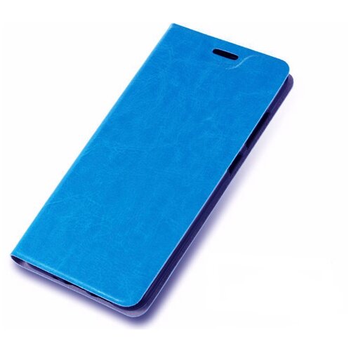 Чехол-книжка MyPads для Acer Iconia Talk 7 B1-723 водоотталкивающий с мульти-подставкой на жесткой металлической основе синий