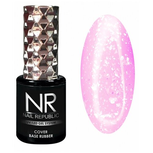 Nail Republic Базовое покрытие Cover Base Rubber MILK SHAKE, №114, 10 мл
