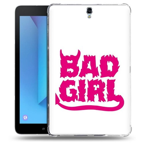 Чехол задняя-панель-накладка-бампер MyPads плохая девочка для Samsung Galaxy Tab S3 9.7 SM-T820/T825 противоударный