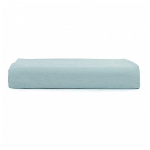 Простыня на резинке из сатина голубого цвета из коллекции Essential, 60х120х20 см, Tkano, TK20-KIDS-FS0001