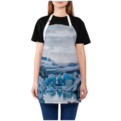Фартук женский JoyArty для готовки "Обломки айсберга", универсальный размер