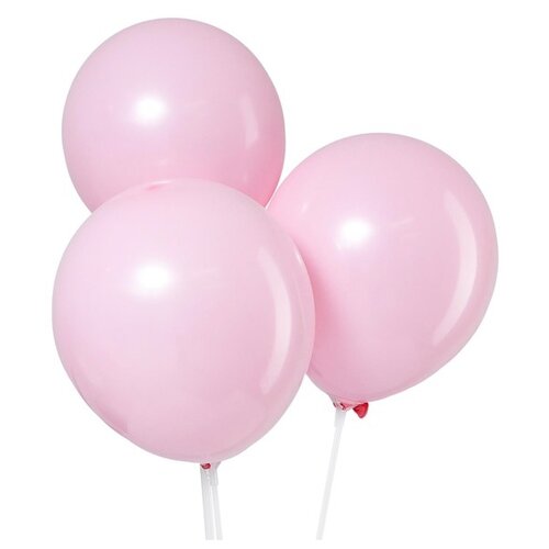 Набор воздушных шаров Leti пастель, 12", светло-розовый, 5 шт.