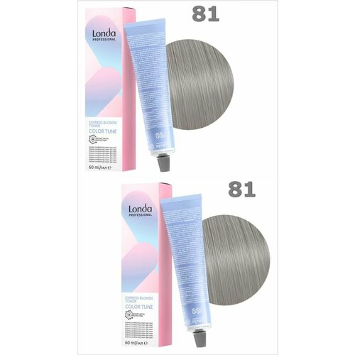 Londa Professional Набор экспресс-тонеров для волос Color Tune /81 жемчужно-пепельный, 2*60 мл