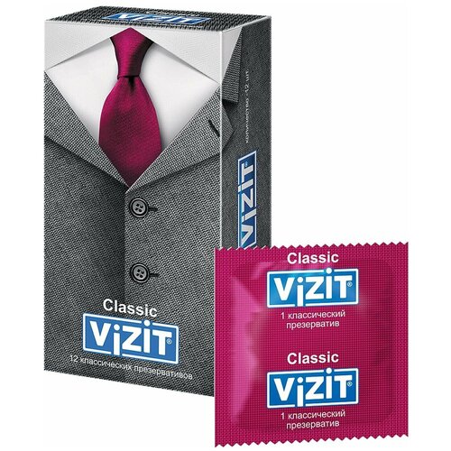 ViZiT / Презервативы ViZiT Classic Классические 12шт 1 уп