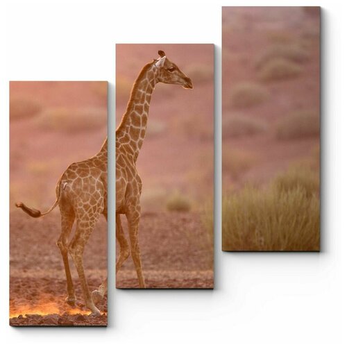 Модульная картина Одинокий жираф110x117