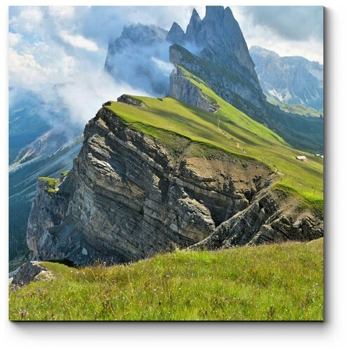 Модульная картина Итальянские Альпы 20x20