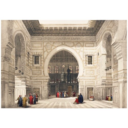 Постер / Плакат / Картина Мечеть султана Хасана 40х50 см в подарочном тубусе