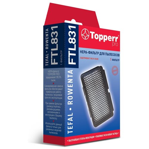 Нера фильтр Topperr FTL 831 для пылесосов TEFAL, ROWENTA