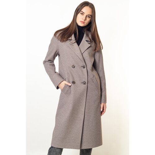 Пальто MARGO, размер 38/170, коричневый, бежевый