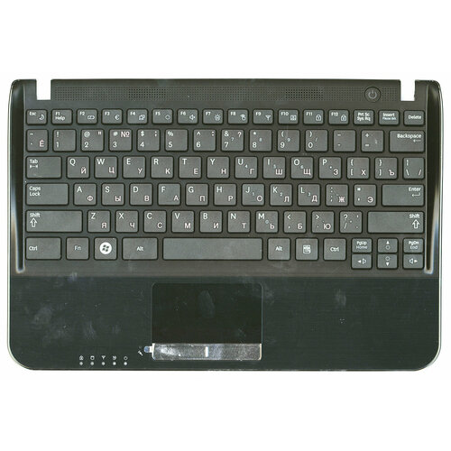 Клавиатура для Samsumg NF310 черная, топ-кейс черный