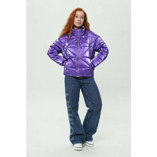 Куртка Натали, размер 48, фиолетовый