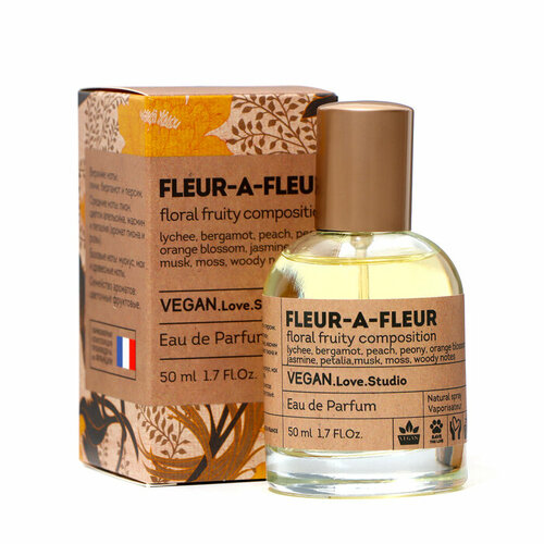 Delta PARFUM Парфюмерная вода женская Vegan Love Studio Fleur-a-Fleur, 50 мл (по мотивам Fleur Narcotique (Ex Nihilo)