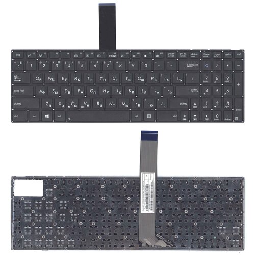 Клавиатура для ноутбука Asus K56CB / K56C / K56 / K56CM / K56CA / S56C, чёрная, без рамки