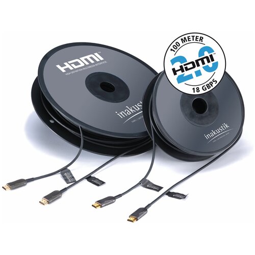 Кабель HDMI - HDMI оптоволоконные Inakustik 009241002 Profi 2.0a Optical Fiber Cable 2.0m