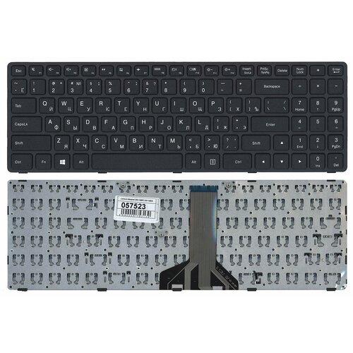 Клавиатура для Lenovo IdeaPad B5010 черная с рамкой, Ver.2