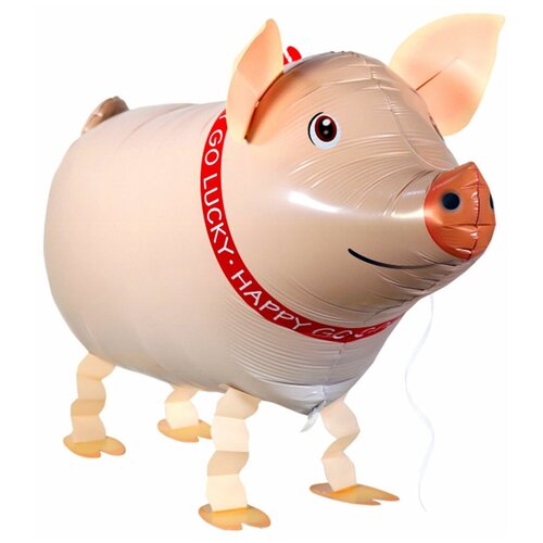 Воздушный шар ходячая фигура свинка