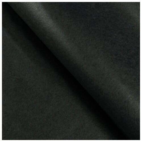 Бумага упаковочная тишью, черный, 50 х 66 см 10 шт