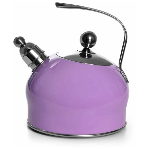 Чайник Fissman PALOMA для кипячения воды 2,5 л, цвет сиреневый (нерж. сталь) (5963)