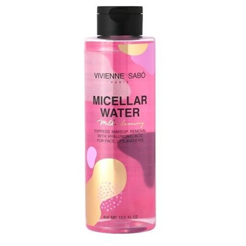 Vivienne Sabo Мицеллярная вода Micellar water c Гиалуроновой кислотой для снятия макияжа для всех типов кожи 400 мл