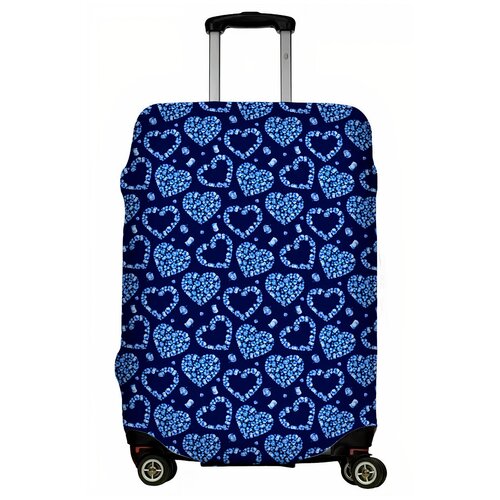Чехол для чемодана LeJoy, размер S, синий, голубой
