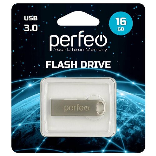 Флеш Perfeo USB 3.0 16GB M08 Metal Series
